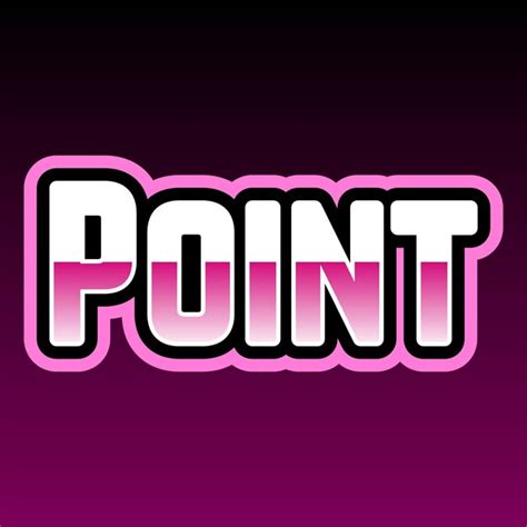 Premium Photo Point Typography 3d Design Cute Text Word Cool Background Photo 