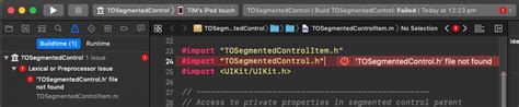 Ios Creating New Swift Package Header Not Found Stack Overflow