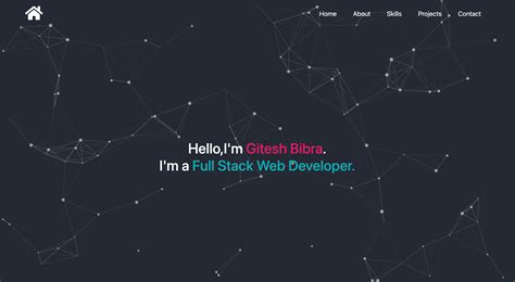 GitHub Giteshbibra Portfolio Website Portfolio Using HTML CSS Javascript And Javascript