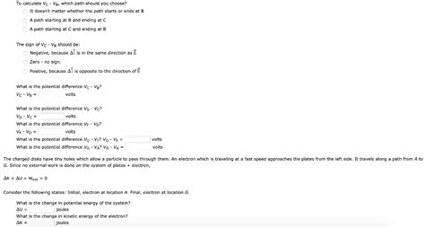 Solved To Calculate Vc Vb Which Path Should You Choose