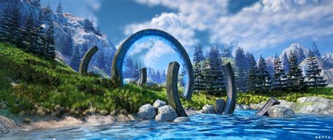 Tasked Myself With Creating A Zeta Halo Scene In Unreal 5 Rhalo