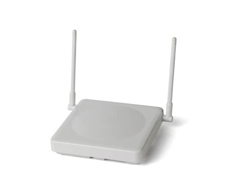 Premium Photo Gray Wifi Router With Two Antennas Isolated On A White