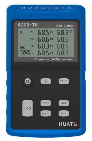 Huato S T Channel Temperature Data Logger Multi Channel Thermocouple Reader