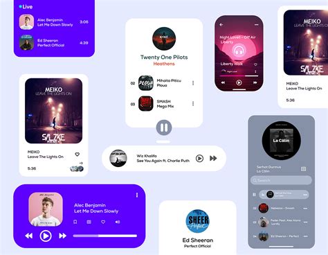 Music Player UI Design Concept On Behance Music Player UI Design Concept On Behance