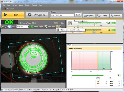 Camera Keyence Iv Navigator Save Images Automation Expert