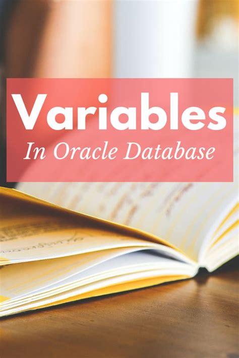 What Variables Are In Oracle Database And Howto Use Them Properly