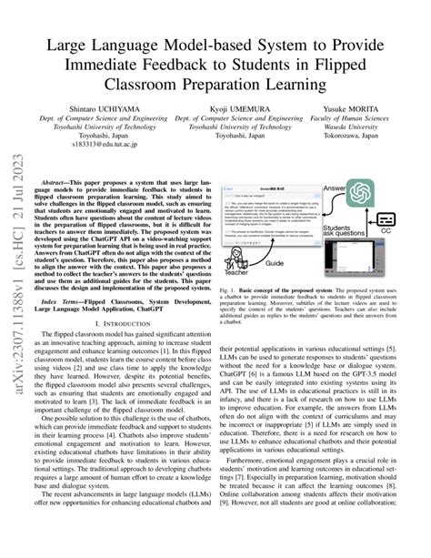 Large Language Model Based System To Provide Immediate Feedback To