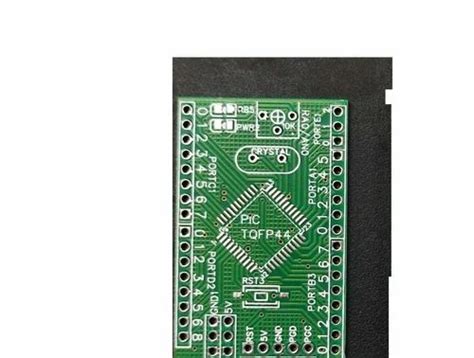 pcb for pic16f887 smd tqfp44 pic smd development board 5v rs 35 00 at