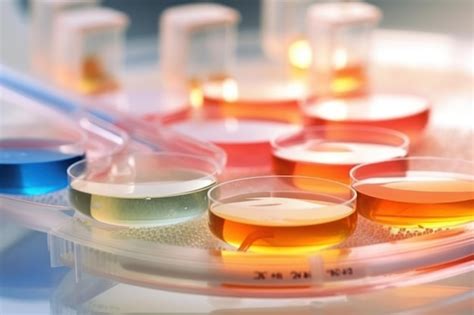 Premium Photo A Tray Of Liquid That Is Labeled Xkg