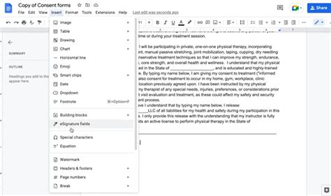 How To Add An E Signature To Google Docs For Free 3 Ways Proposify