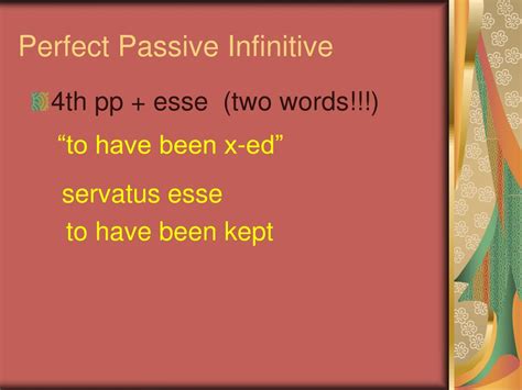 Ppt Infinitives Powerpoint Presentation Free Download Id3894563
