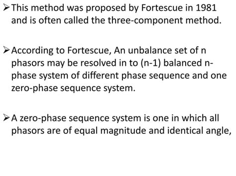 Symmetrical Component Of Power System Pptx