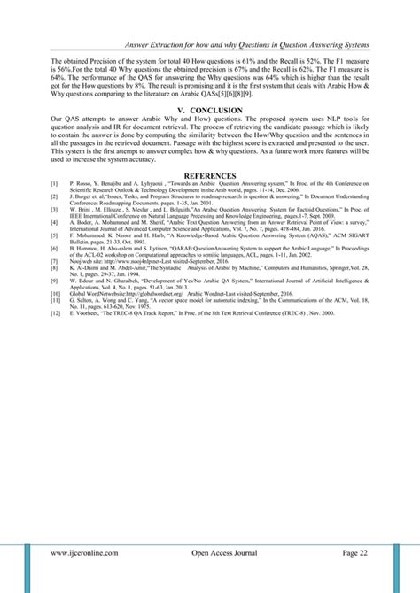 Answer Extraction For How And Why Questions In Question Answering Systems Pdf