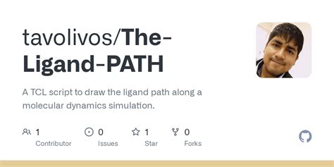 Github Tavolivosthe Ligand Path A Tcl Script To Draw The Ligand Path Along A Molecular