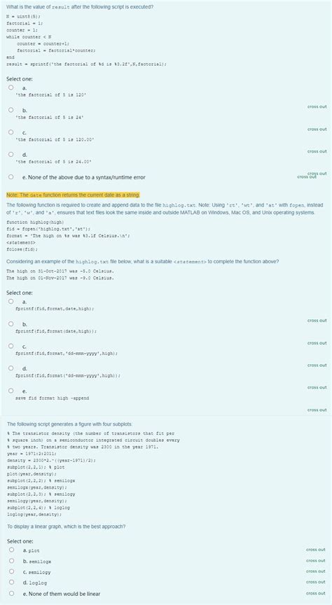 Solved What Is The Value Of Result After The Following