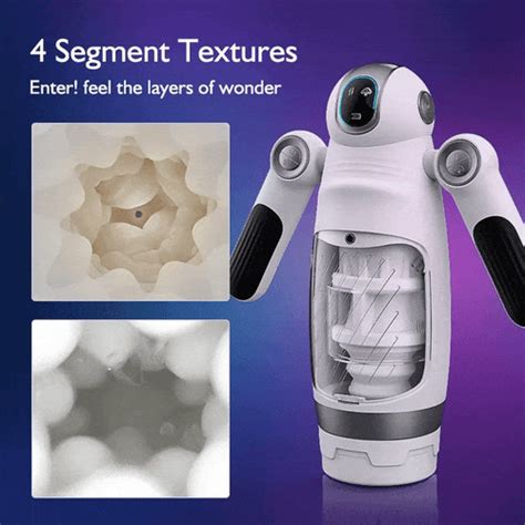 Bella Bot Robot Telescopic Vibrating Male Penis Stroker Lurevibe