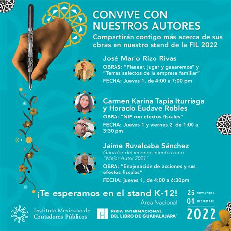 Convive Con Nuestros Autores Imcp