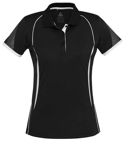 P405ls Biz Collection Razor Polo Ladies Scarlet Workwear