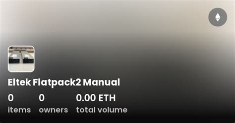 Eltek Flatpack2 Manual Collection Opensea