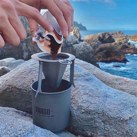 바르고코리아 Vargo 티타늄 커피필터 드리퍼 🗻 사러가기