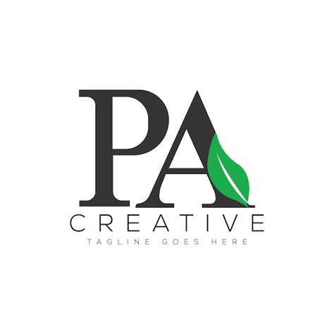 Premium Vector Letter Pa Logo Design Template Vector Illustration