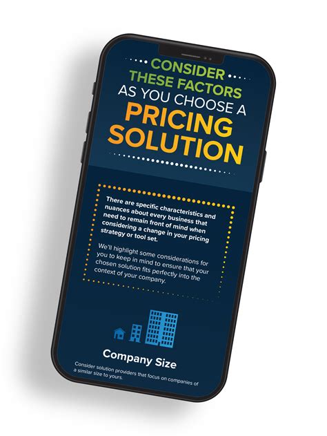 Infographic Consider These Factors As You Choose A Pricing Solution