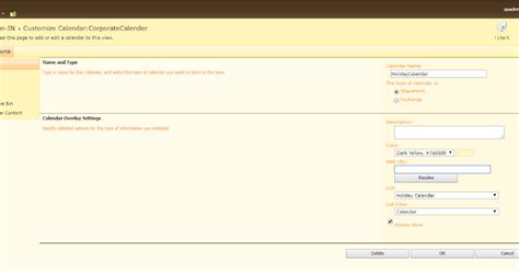 Calendar Overlay Issue