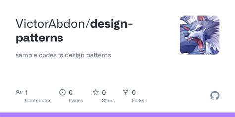 Github Victorabdon Design Patterns Sample Codes To Design Patterns