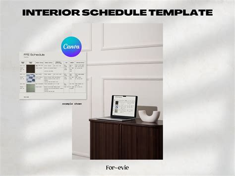 Interior Ffe Schedule Template Etsy