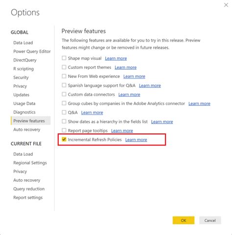 Incremental Refresh For Datasets In Power Bi Power Bi Microsoft Docs
