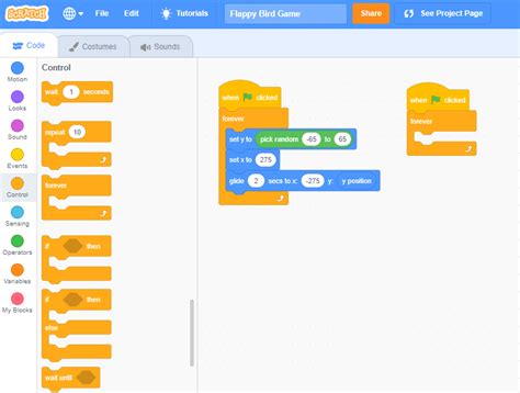 Cara Membuat Flappy Bird Di Scratch Pemrogaman Visual Informatika