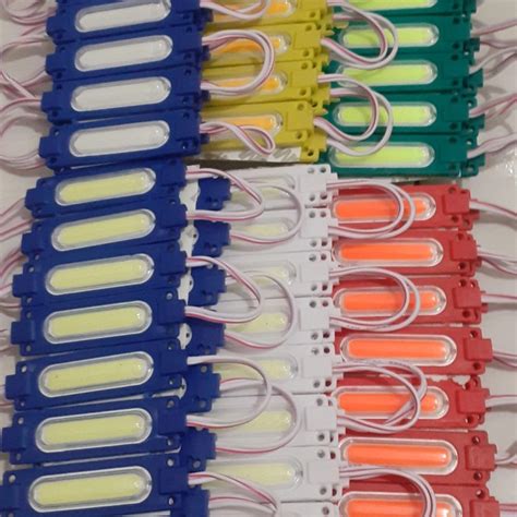 Jual Modul Lampu LED Module COB 7018 6818 12 24 Volt 12V 24V Mobil Motor Shopee Indonesia