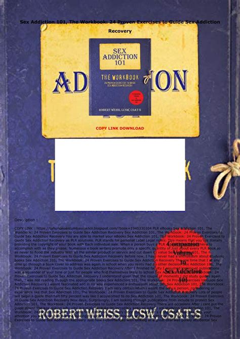 Ebook Download Sex Addiction 101 The Workbook 24 Proven Exercises