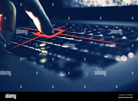 Keylogger Computer Spy Concept Recording Each Keyboard Button Strike Stock Photo Alamy