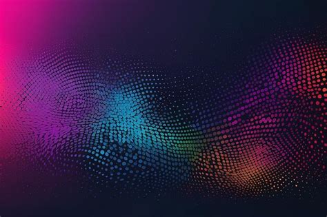 Premium Photo Abstract Halftone Gradient Vector Vibrant Background With Blending Colors And
