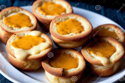 Bite Sized Bliss Delectable Mini Cheese Bread Delights Ai Generated Stock Illustration
