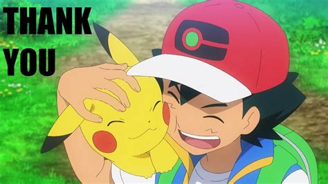 Goodbye Ash Ketchum And Farewell Pikachu Youtube