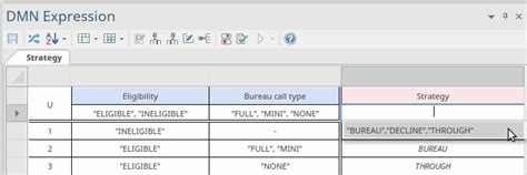 DMN Expression Auto Completion Enterprise Architect User Guide