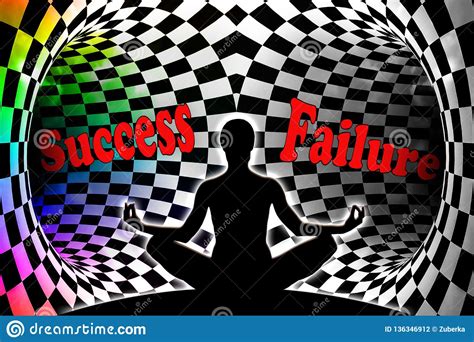 Success Or Failure Choice Stock Illustration Illustration Of Decision