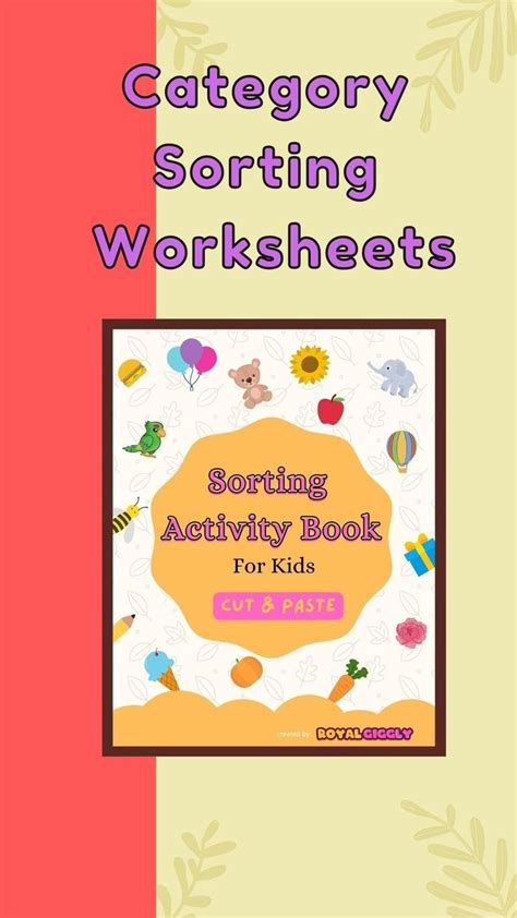 Categories And Sorting By Attributes Activity Cut And Paste Worksheets Categories Activities