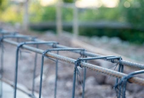 Ground Beam Of Structure Building Stock Image Image Of Property Beam