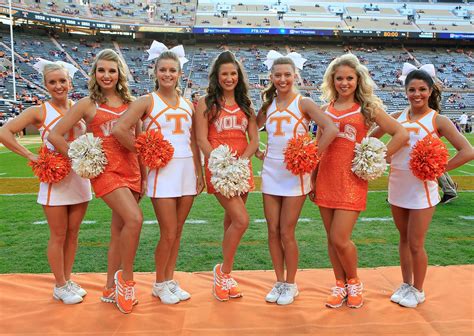 Cheerleader Of The Week Katrina Tennessee Cheer Uniform Tennessee