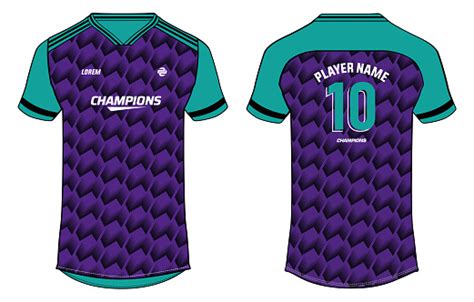 스포츠 티셔츠 저지 디자인 플랫 스케치 일러스트레이션 추상 패턴 V 넥 풋볼 저지 컨셉으로 축구 크리켓 배구 럭비 테니스