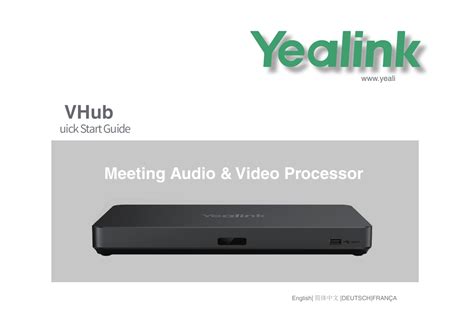 User Manual Yealink Mvc860 English 60 Pages