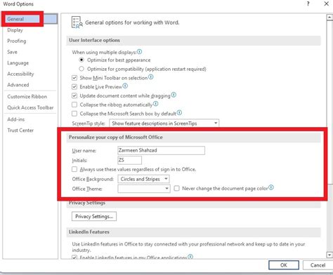 How To Edit Author Name In Microsoft Word On Windows Systems