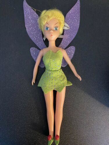 Vintage Vinyl Tinkerbell Doll 1960s With Hanging String 4558460489