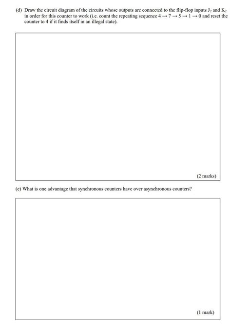 Solved D Draw The Circuit Diagram Of The Circuits Whose Chegg Com