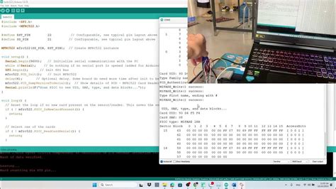 Hướng Dẫn Ghi Dữ Liệu Cá Nhấn Vào Thẻ Rfid Bằng Esp32 Kết Nối Rc522 Youtube