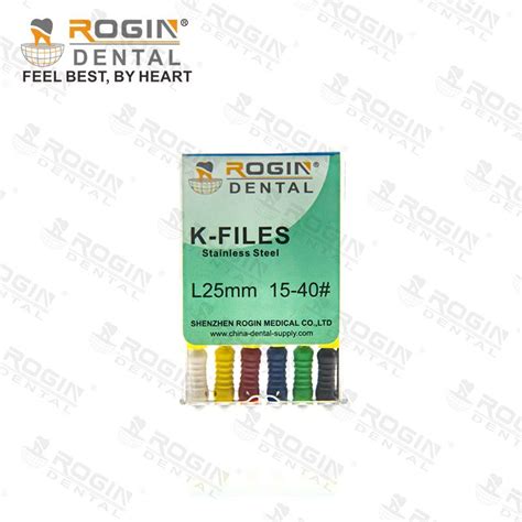 K Files Stainless Steel NITI Root Canal Files Rogindental