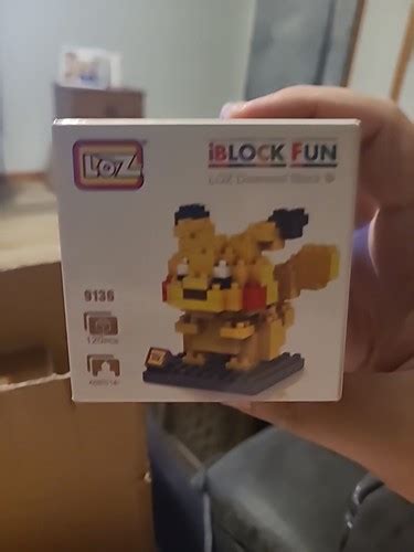 Iblock Fun Loz Diamond Micro Pikachu 9136 Block Set 120 Pcs Ebay